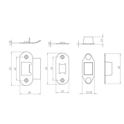 Jedo Radiused Accessory Packs For Heavy Duty Tubular Latches Frelan