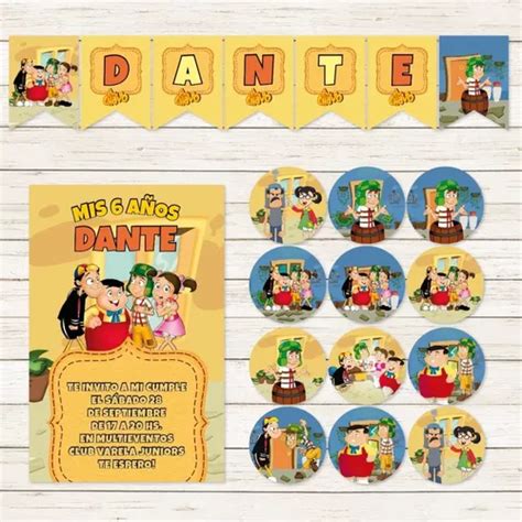 Kit Imprimible El Chavo Chilindrina Deco Party Candy En Venta En Villa