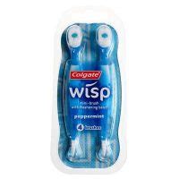 Disposable Toothbrush Wisp 4 Pack By Colgate Travel Ideology