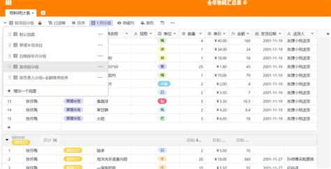 记录和统计分析物料数据，用 Seatable 表格更方便 知乎