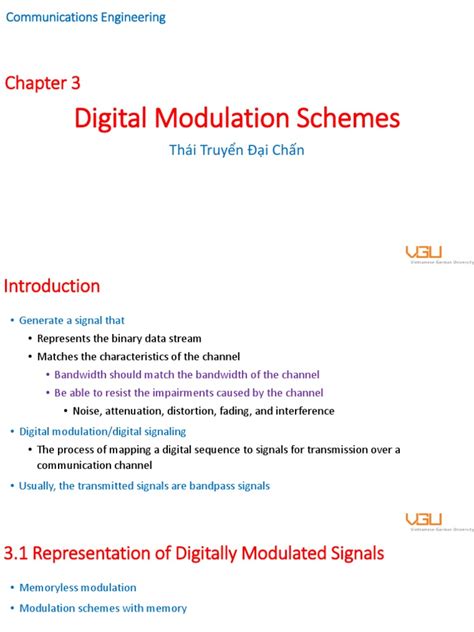 Ch3 Digital Modulation Schemes Pdf Modulation Electrical Engineering