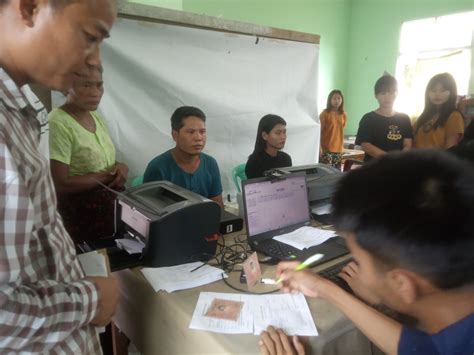 ပုဗ္ဗသီရိမြို့နယ် အောင်သာယာရပ်ကွက်တွင် ဇီဝဆိုင်ရာအချက်အလက်များ ကောက်ယူခြင်းလုပ်ငန်း ကွင်းဆင