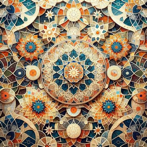 Premium Photo Islamic Arabic Texture Seamless Texture