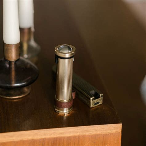 Barebones Brass And Aluminum Mini Flashlight