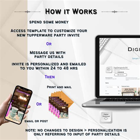 Tupperware Digital Party Invitation Party Invites Animated Digital