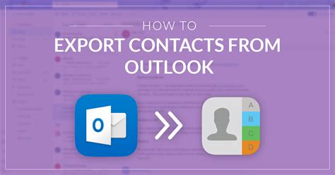 How To Export Outlook Contacts Manually Works In 2025