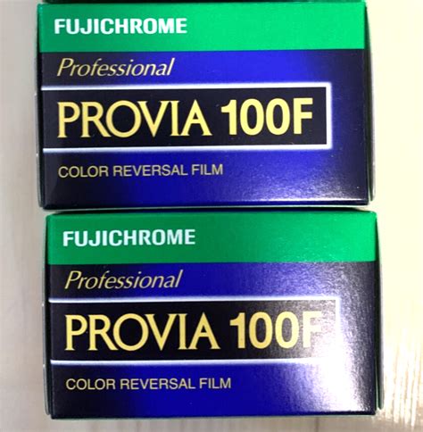 New Fujifilm Fujichrome Provia 100f Iso 100 36exp 2rolls Set New From