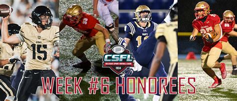 Week 6 Honorees 2022 League News