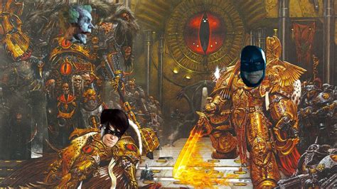 Why Is The Emperor Of Man Fighting Jonkus Luperjonk Is He A God And Why Is Sandickius Lying On