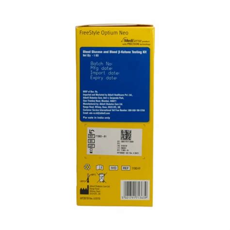 50 Mmoll Freestyle Optium Neo Glucometer 50 Straps 33 X 18 X 07 Inches At ₹ 1499piece In