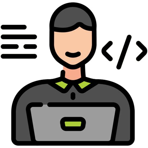 Programmer Generic Color Lineal Color Icon Freepik
