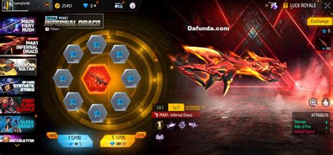 Cara Mendapatkan Evo Gun M4a1 Infernal Draco Free Fire