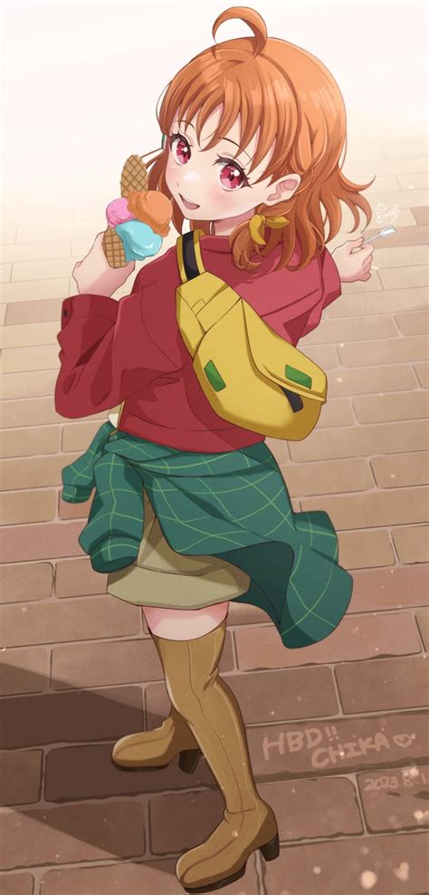 Takami Chika Love Live And 1 More Drawn By Pukonuu Danbooru