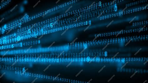 Premium Photo Digital Background Matrix Data Packets Binary Computer Code Hacker Concept 3d