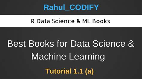 Best Books For Data Science And Machine Learning R Data Science Tutorial