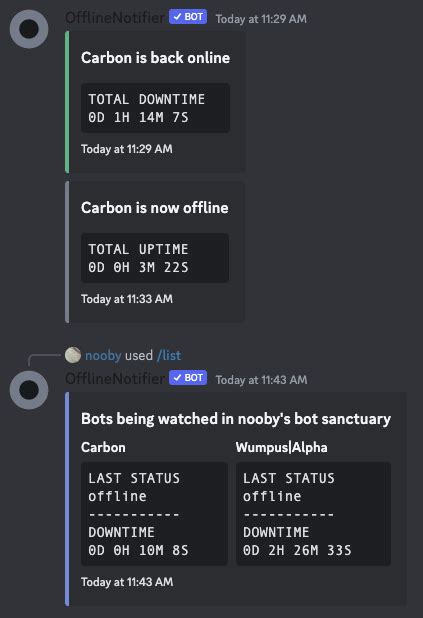 Github Nnoooobbyyofflinenotifier A Discord Bot That Tells You When