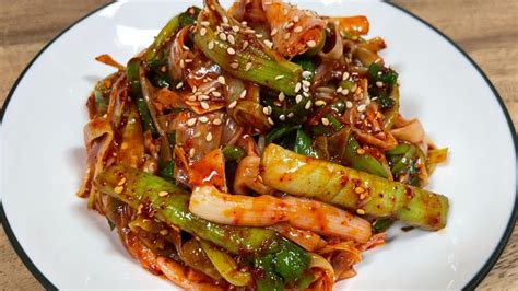 봄철 입맛 살리는 풋마늘무침 맛있게 만들기 ~데치는방법 Youtube