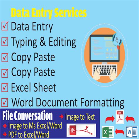 Efficient Data Entry Typing Services By Matee Dataentry Fiverr
