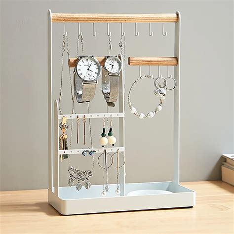 Органайзер для сережек колье с держателем стойка для ювелирных изделий стенд дисплей ювелирные