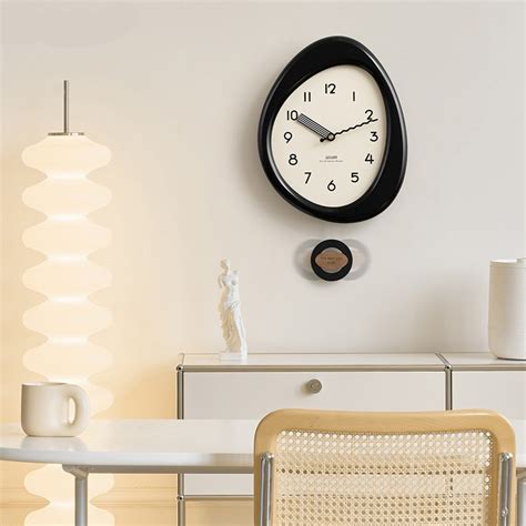 Odd Shaped Pendulum Analog Wall Clock For Livingroombedroom Gullei