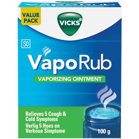 Vicks Vaporub Vaporizing Ointment 100g Clicks