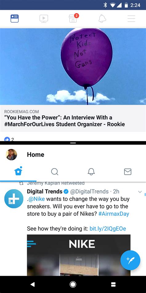 how to use split screen mode on your android phone digital trends