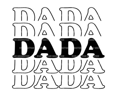 Bear Dada Svg Etsy