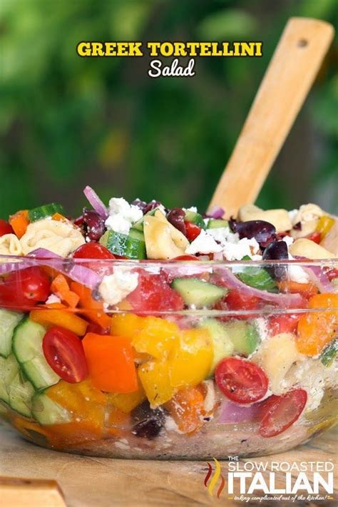 Fresh And Flavorful Greek Tortellini Salad