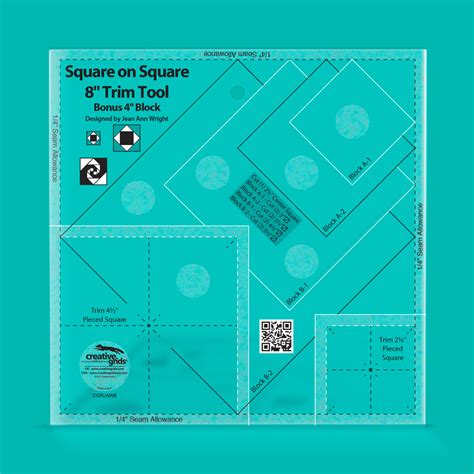 Creative Grids 4 8 Square On Square Trim Tool Laridae