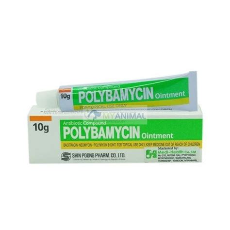 Polybamycin Antibiotic Topical Ointment 10g — My Animal Dispensary