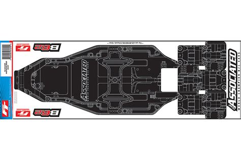 ASSOCIATED B6 2 FT CHASSIS PROTECTIVE SHEET AS91870