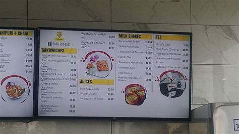 Menu At Jay Bhavani Vadapav Restaurant Toronto