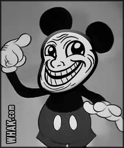 Troll Face  Animations For Trolling Crazy Mickey Mouse Troll
