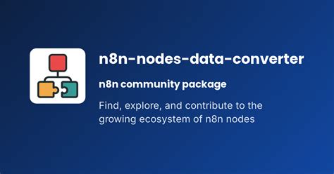 N8n Nodes Data Converter N8n Community Package Ncnodes