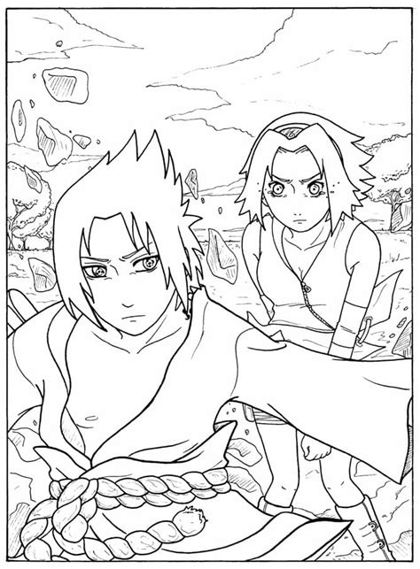 Ausmalbilder Sasuke Uchiha Kostenlose Ausmalbilder