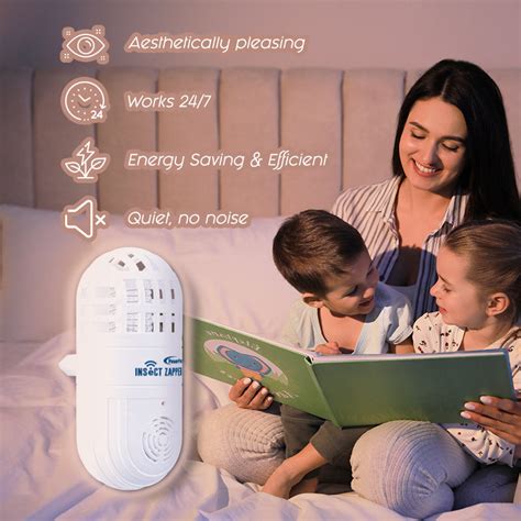 2in1 Mosquito Killer Ultrasonic Insect Repellent Creepy Crawlies Mosq