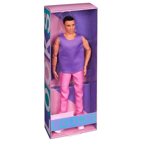 Barbie Looks Doll 17 Ken With Pink Shirt