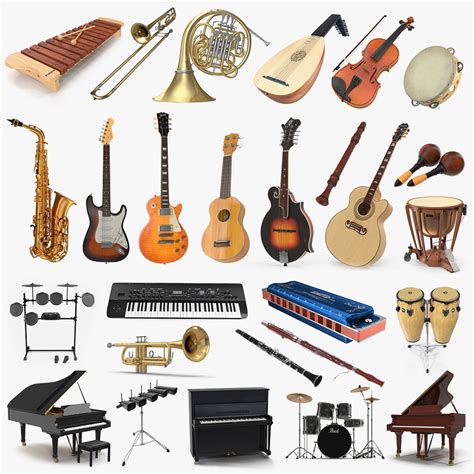 Musical Instruments 5 Model TurboSquid 1415403