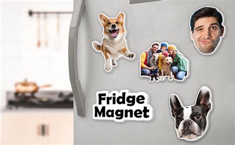 Xrlsg Custom Magnets For Fridge Personalized Acrylic Shaped