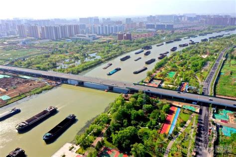 江苏宿迁：大运河畔好风光 人民图片网