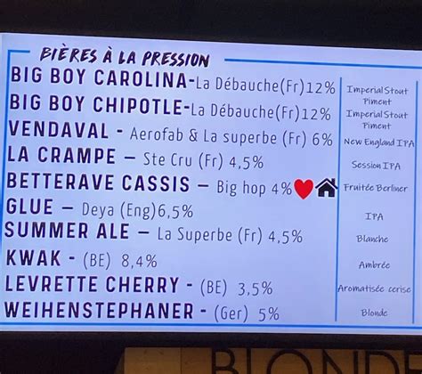 La Berliner Weisse Cassis Betterave Brasserie Big Hop