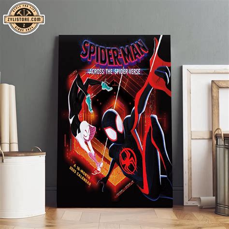 Spider Man Beyond The Spider Verse Marvel Poster Canvas