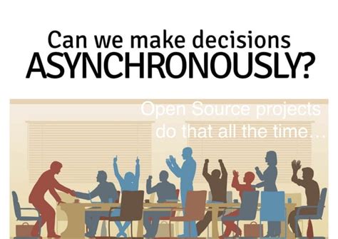 Who Needs Meetings Asynchronous Decision Making To The Rescue Ppt