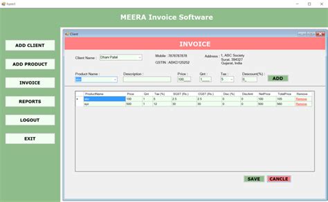 Invoice Billing System Software In C Net