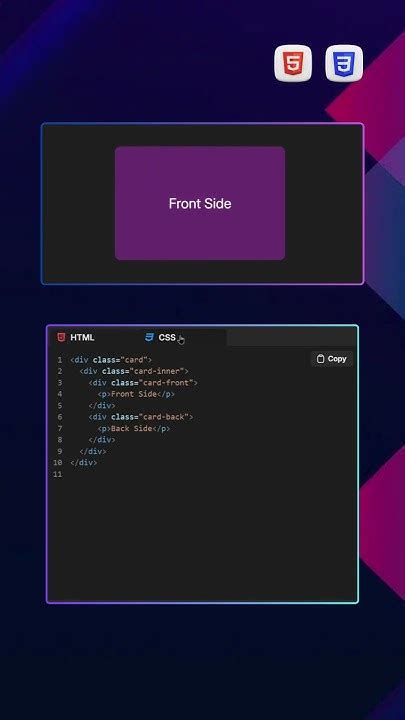 card animation html css html5css3 frontendcourse coding
