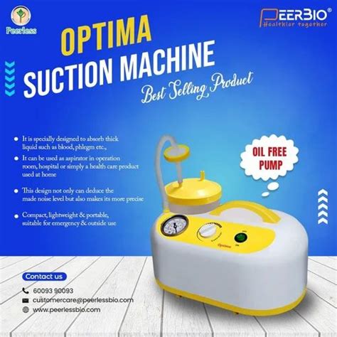 Optima Suction Machine At ₹ 6000piece Suction Machine In Cuttack Id 2851617069148