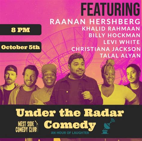 Under The Radar Comedy West Side Comedy Club New York Ny