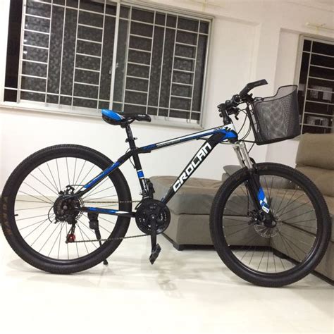 26 CROLAN Mountain Bike WITH 21 Speeds Gears Disk Brakes Front