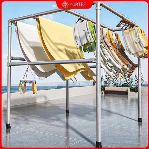 Clothes Rack Stand Sampayan Stainless Heavy Duty Sampayan Bakal Drying