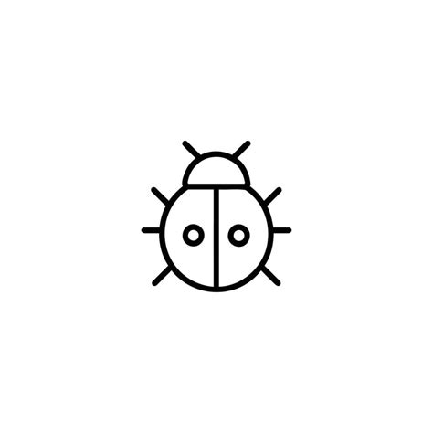 Abstract Ladybug Insect Icon 70943491 Vector Art At Vecteezy